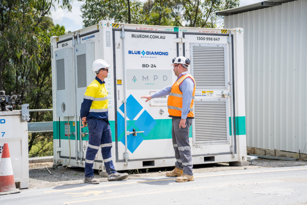 Hybrid Power Solution for Holcim Concrete Batching Plant